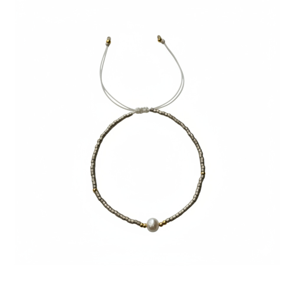 Pulsera Perla Beige- Bijoutería | Argentaria